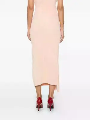 Victoria Beckham Ribbed-knit Maxi Skirt