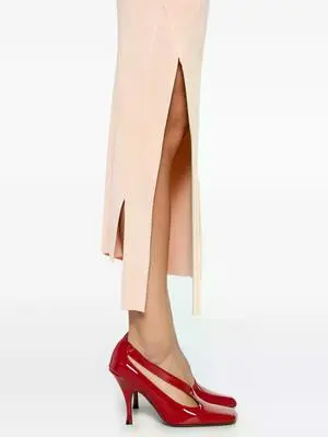 Victoria Beckham Ribbed-knit Maxi Skirt