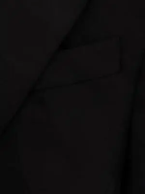 Roberto Cavalli Single-breasted Cady-texture Blazer - Black