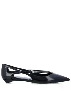 Prada Cut-out Ballerina Shoes