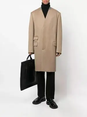 MAISON MARGIELA Cavalry Single-breasted Wool Coat
