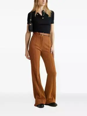 PATOU Tweed Flared Trousers
