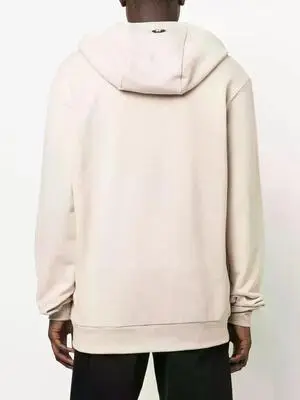 Philipp Plein Skull-print Long-sleeve Hoodie - Neutrals