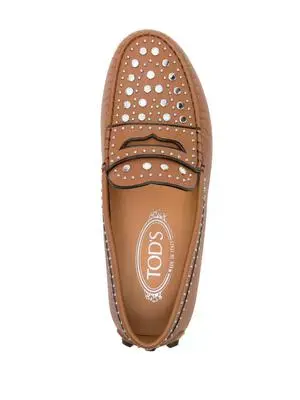 TOD'S Stud-embellished Loafers