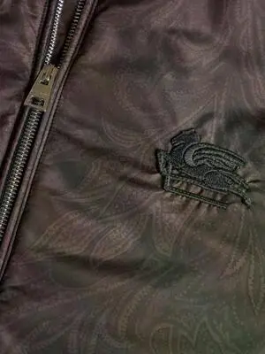 Etro Paisley-print Panelled Bomber Jacket