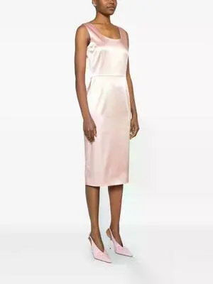 Dolce & Gabbana Satin Midi Dress