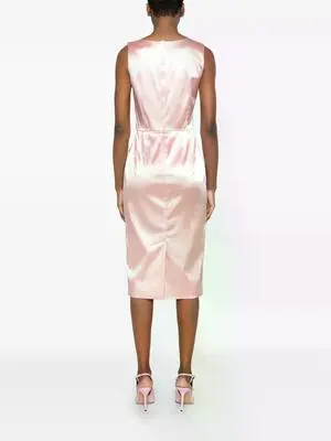 Dolce & Gabbana Satin Midi Dress