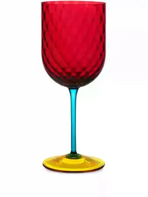 Dolce & Gabbana Murano Wine Glass - Red
