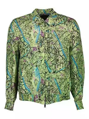 Fendi Reversible Map Shirt Jacket