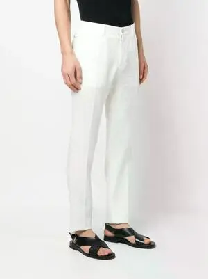 Dolce & Gabbana Mid-rise Tailored Trousers - White