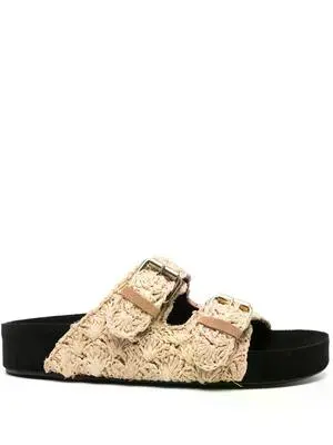 Isabel Marant Étoile Lennyo Raffia Sandals