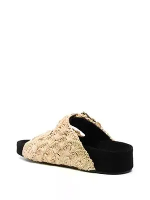 Isabel Marant Étoile Lennyo Raffia Sandals