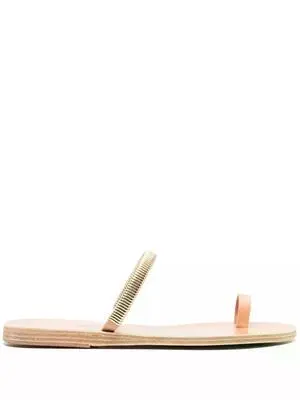 ANCIENT GREEK SANDALS Konaki Toe-strap Sandals - Neutrals