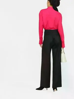 Filippa K Darcey Wool Palazzo Trousers - Black