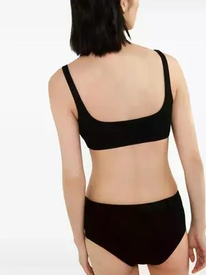Prada Triangle-logo Belted Bikini Bottoms