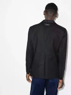 Dolce & Gabbana Stripe-trim Single-breasted Blazer