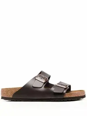 BIRKENSTOCK Arizona Leather Sandals - Brown