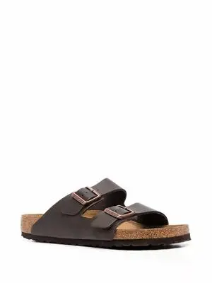BIRKENSTOCK Arizona Leather Sandals - Brown