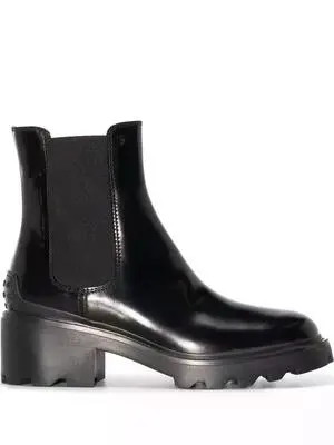 TOD'S Lug-sole Chelsea Boots - Black