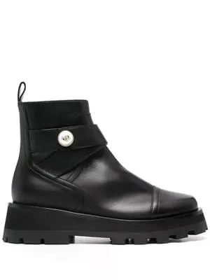JIMMY CHOO Meena Side-zip Ankle Boots - Black