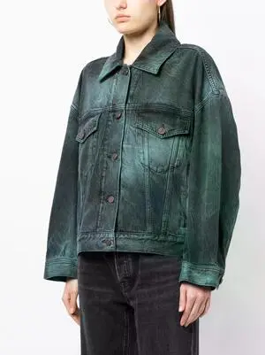 Stella McCartney Tie-dye Oversized Denim Jacket