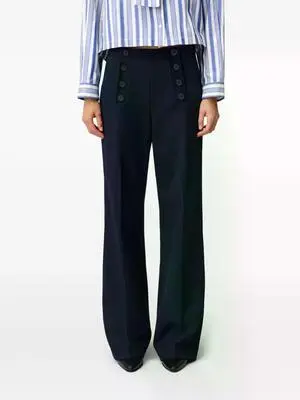 Claudie Pierlot Flared Sailor Trousers