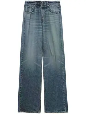 Rag & Bone Logan Mid-rise Wide-leg Jeans