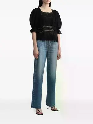 Rag & Bone Logan Mid-rise Wide-leg Jeans