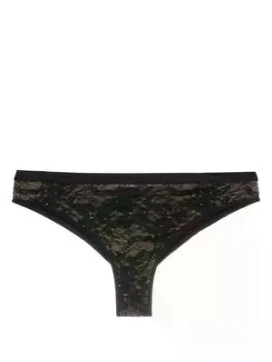 Marlies Dekkers Taboo Floral-lace Butterfly Briefs - Black