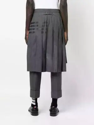 Thom Browne Stepped Box-pleat Skirt