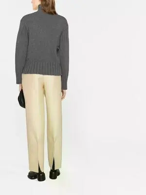 JIL SANDER Roll-neck Cashmere Jumper - Grey