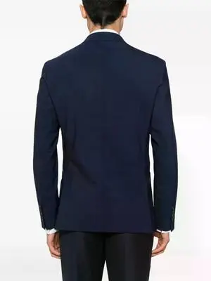 Eleventy Double-breasted Blazer - Blue