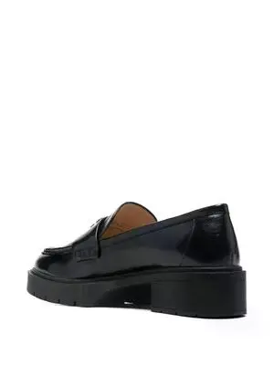 COACH Leah Chunky Sole Leather Loafers