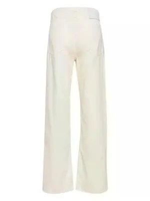 Rag & Bone Featherweight Logan Wide Leg Jeans - Neutrals