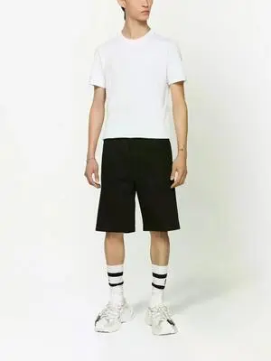 Dolce & Gabbana Logo-tag Cotton Shorts