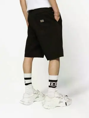 Dolce & Gabbana Logo-tag Cotton Shorts