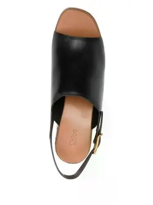 Chloé 80mm Maxime Wedge Sandals