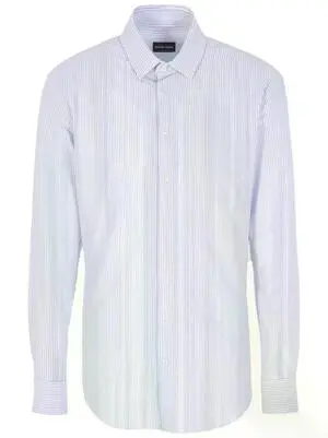 Giorgio Armani Striped Cotton-blend Shirt