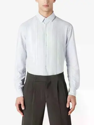 Giorgio Armani Striped Cotton-blend Shirt