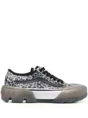 VANS Old Skool Leopard-print Sneakers - Grey