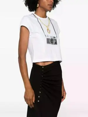Rabanne Camera-print Cotton T-shirt