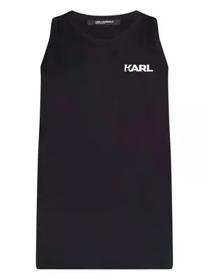 Karl Lagerfeld Logo Beach Tank Top