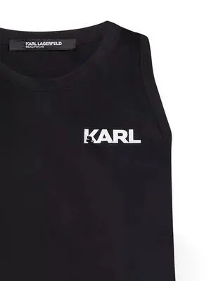 Karl Lagerfeld Logo Beach Tank Top
