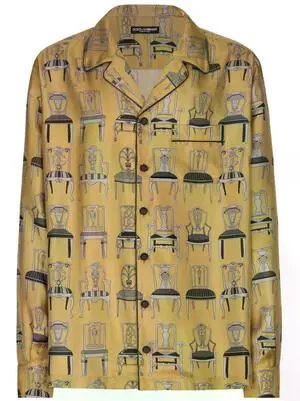 Dolce & Gabbana Chair-motif Print Shirt