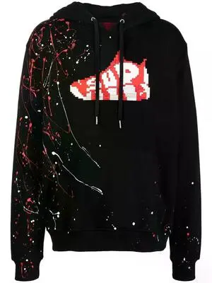 MOSTLY HEARD RARELY SEEN 8-BIT Hype Air Long-sleeve Hoodie - Black