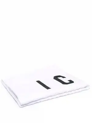 Dsquared2 Be Icon Beach Towel - White