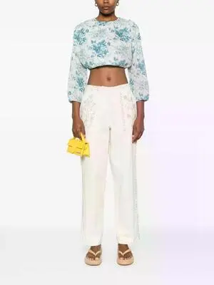 Antik Batik Cinz Cropped Top