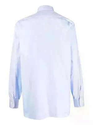 BARBA NAPOLI Point-collar Cotton Shirt