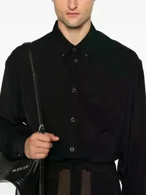 MUGLER Piercing-detail Shirt