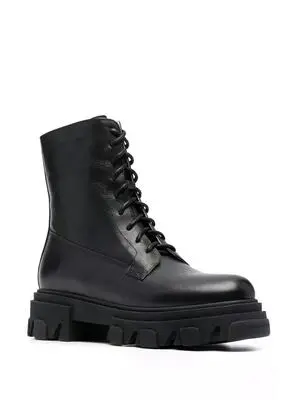 CHIARA FERRAGNI Leather Lace-up Boots